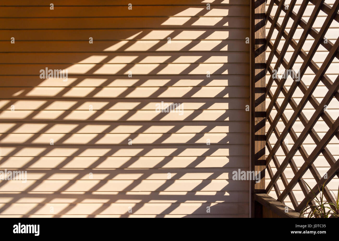 The shadows on the building from the sun Stock Photo - Alamy