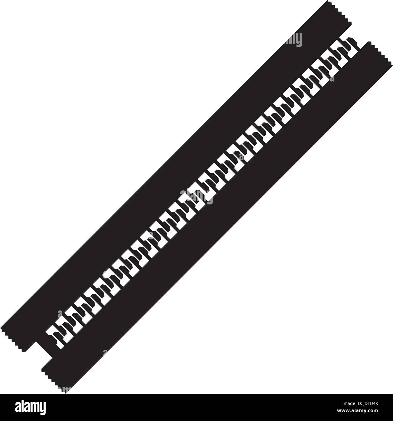 Zipper symbol icon vector illustration graphic design Stock Vector ...