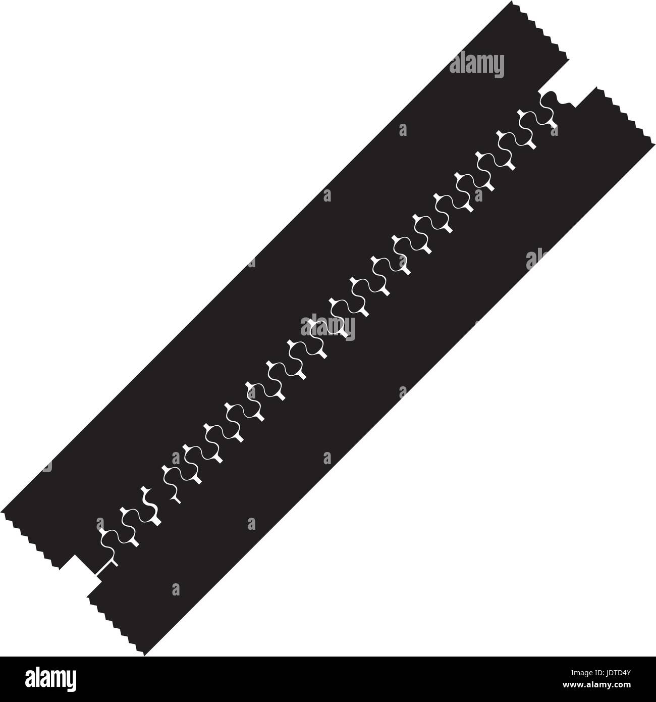 Zipper symbol icon vector illustration graphic design Stock Vector ...