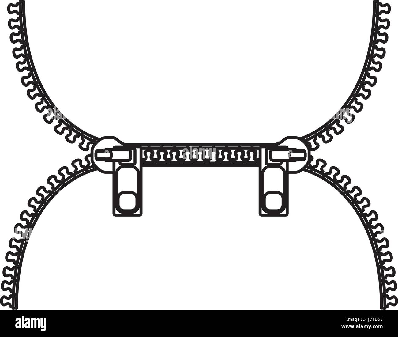 Zipper symbol icon vector illustration graphic design Stock Vector ...
