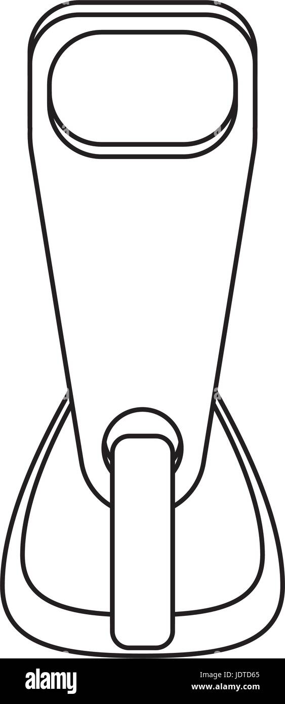 Zipper symbol icon vector illustration graphic design Stock Vector ...