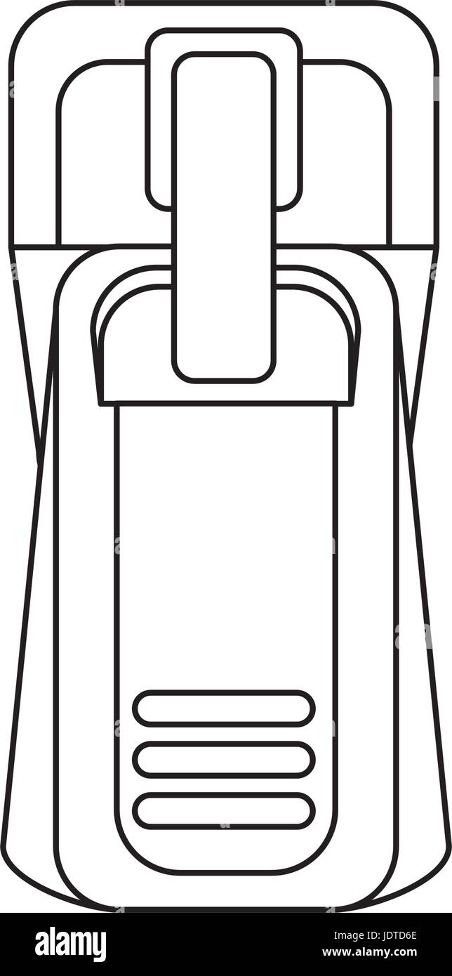 Zipper symbol icon vector illustration graphic design Stock Vector ...