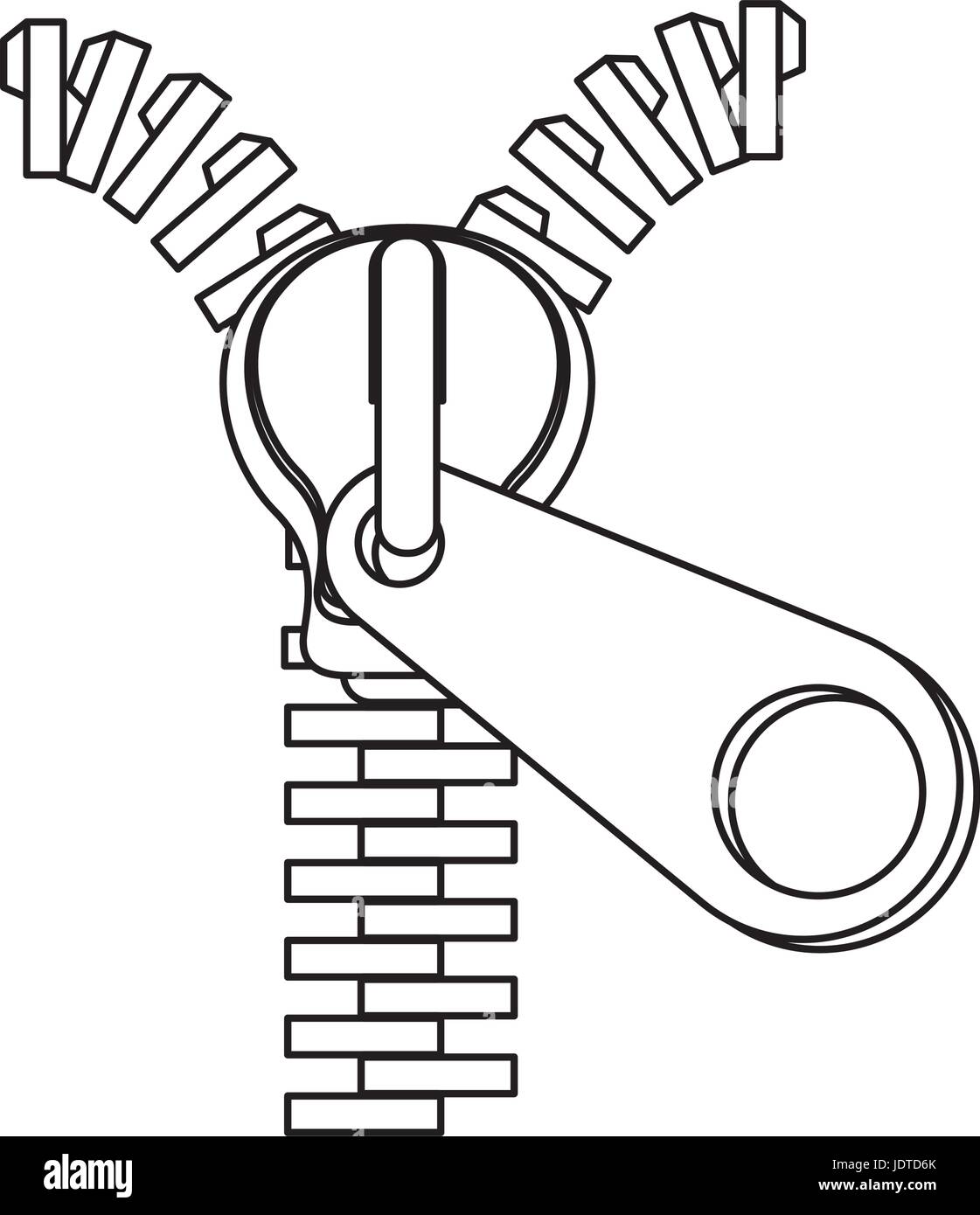 Zipper symbol icon vector illustration graphic design Stock Vector ...