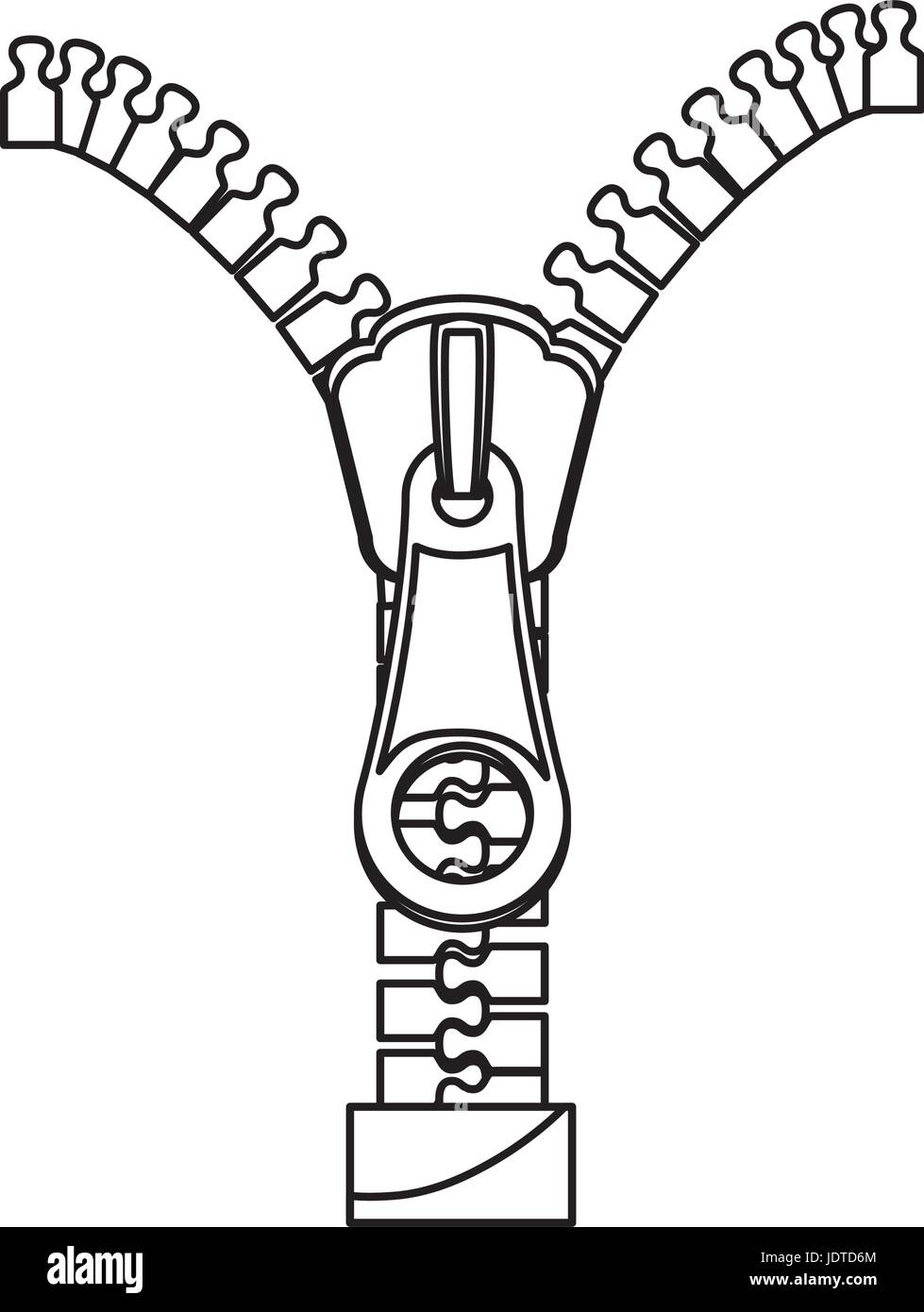 Zipper symbol icon vector illustration graphic design Stock Vector ...