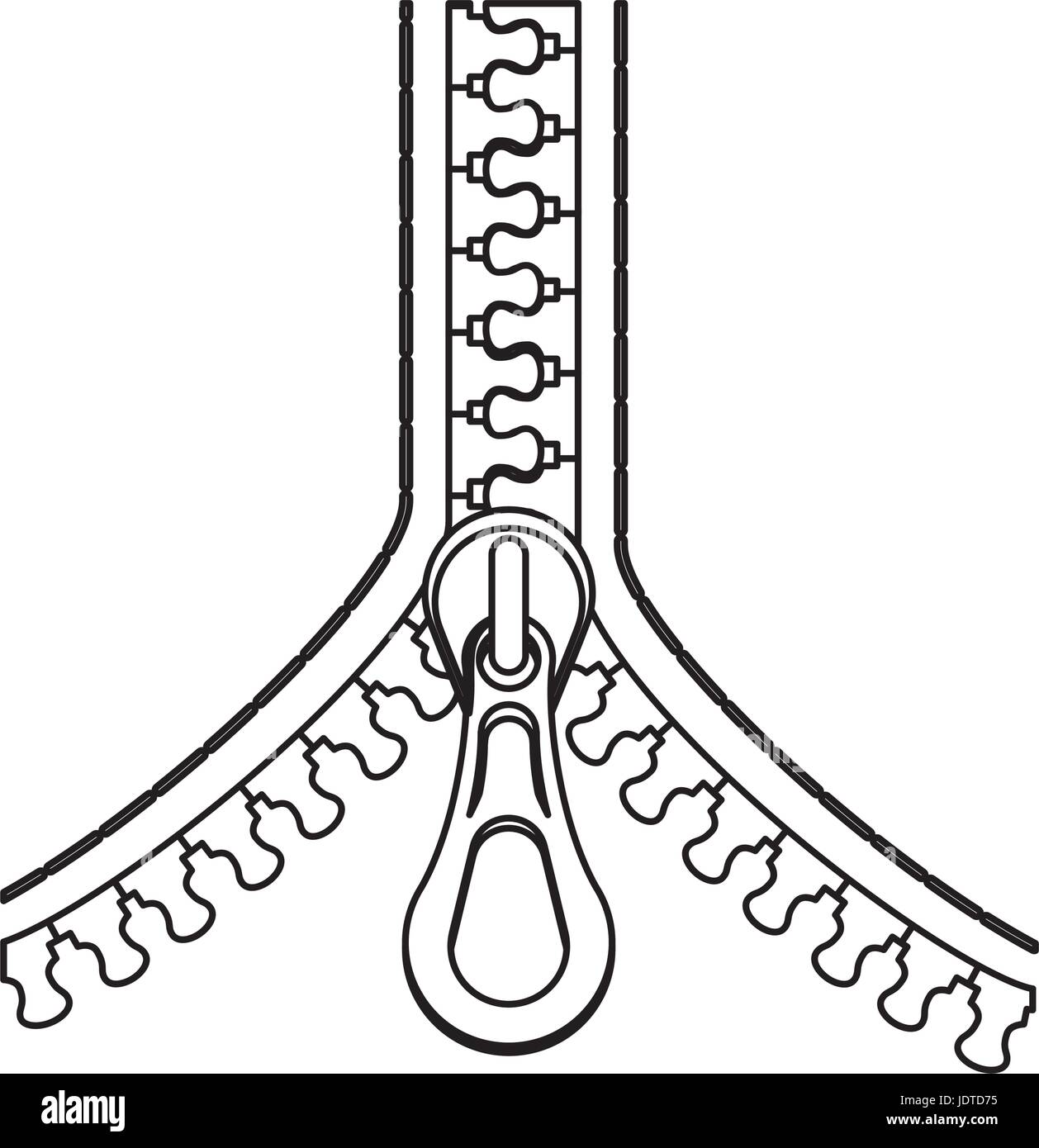 Zipper symbol icon vector illustration graphic design Stock Vector ...