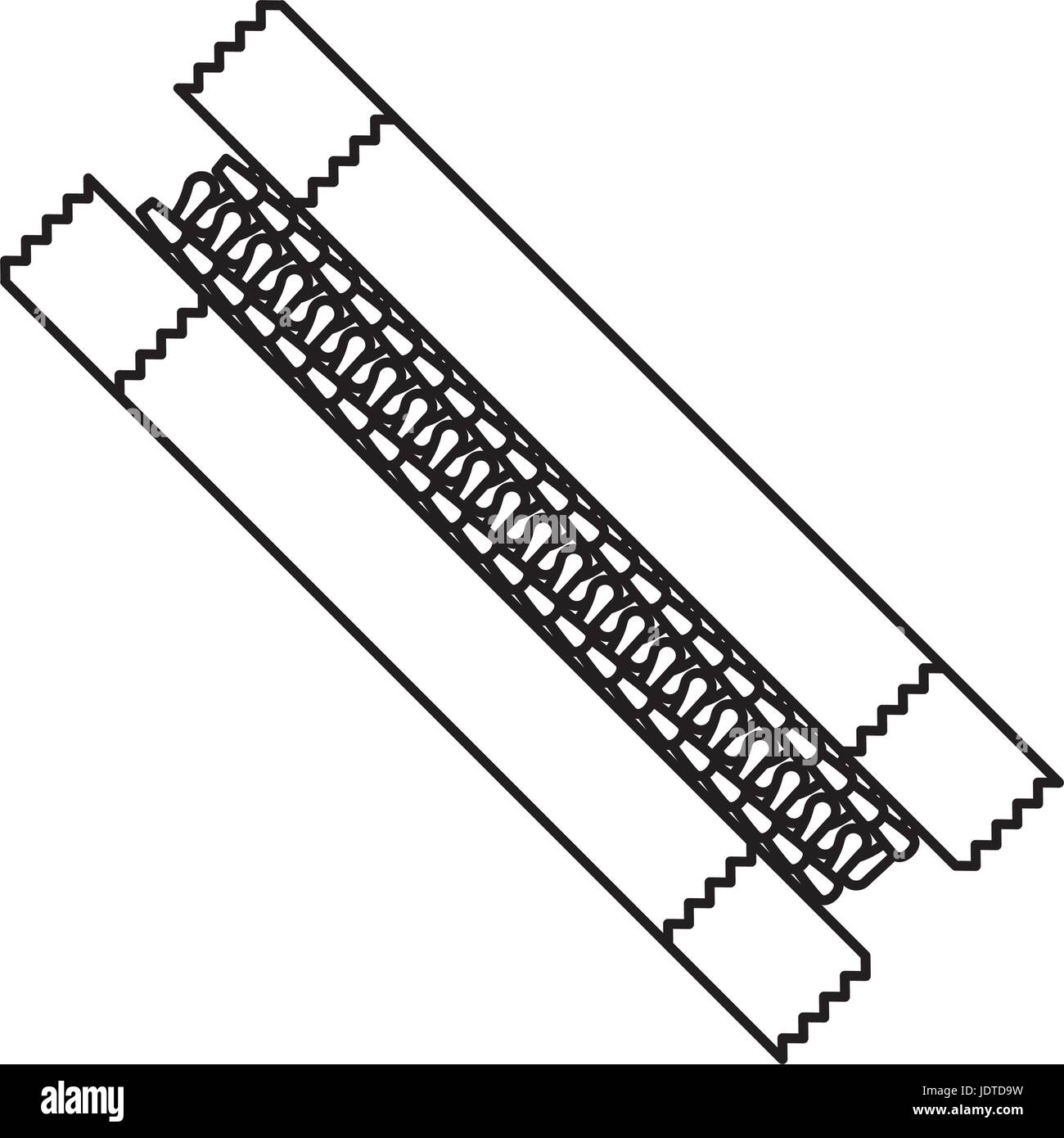 Zipper symbol icon vector illustration graphic design Stock Vector ...