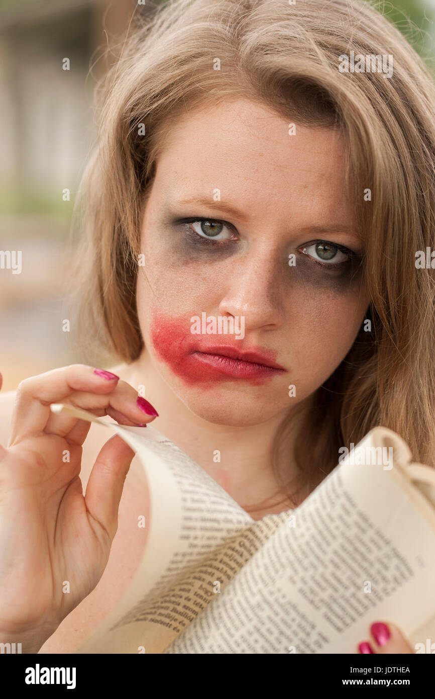 Depressed teen girl concept Stock Photo - Alamy