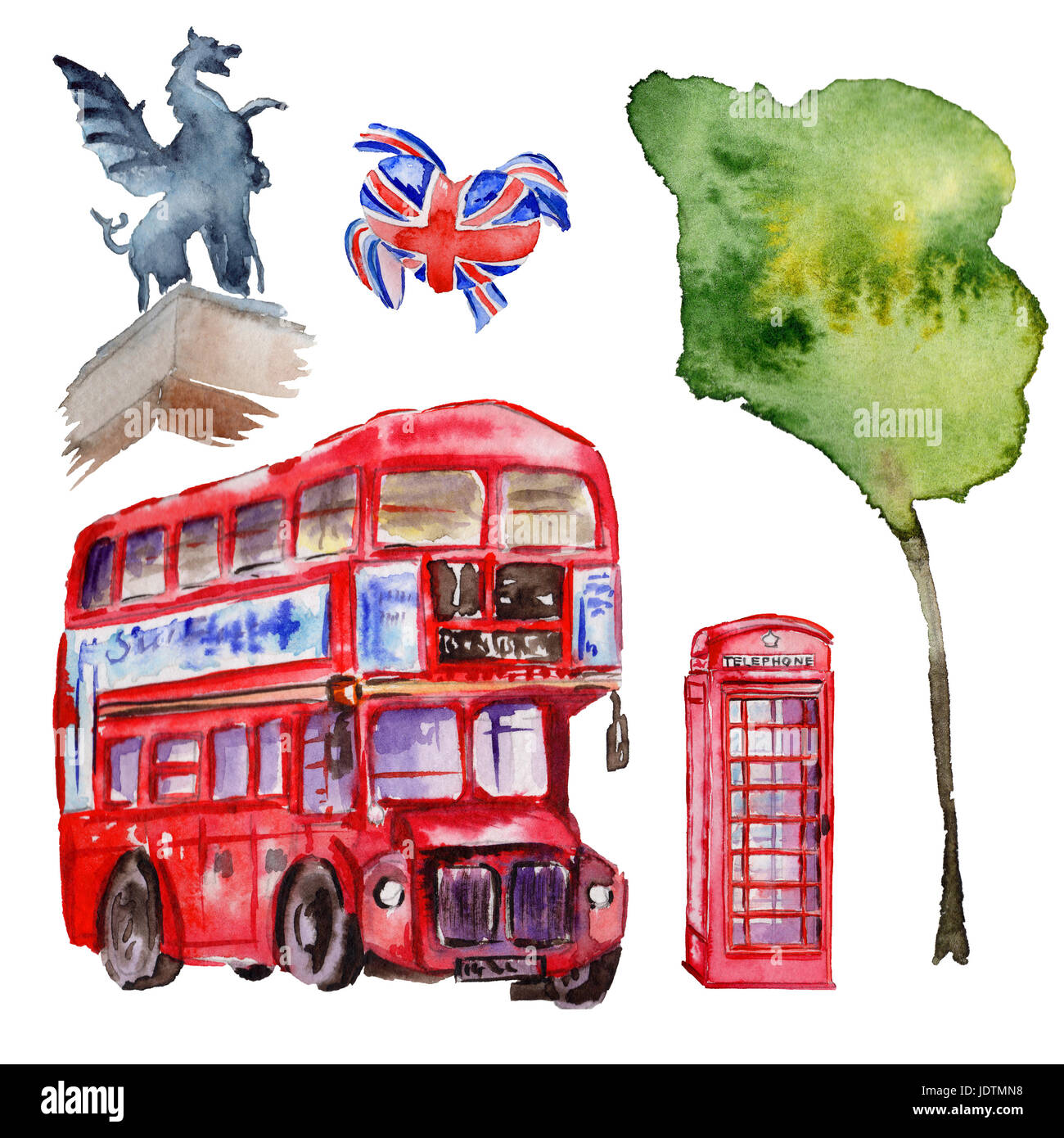 British bus shape hi-res stock photography and images - Alamy