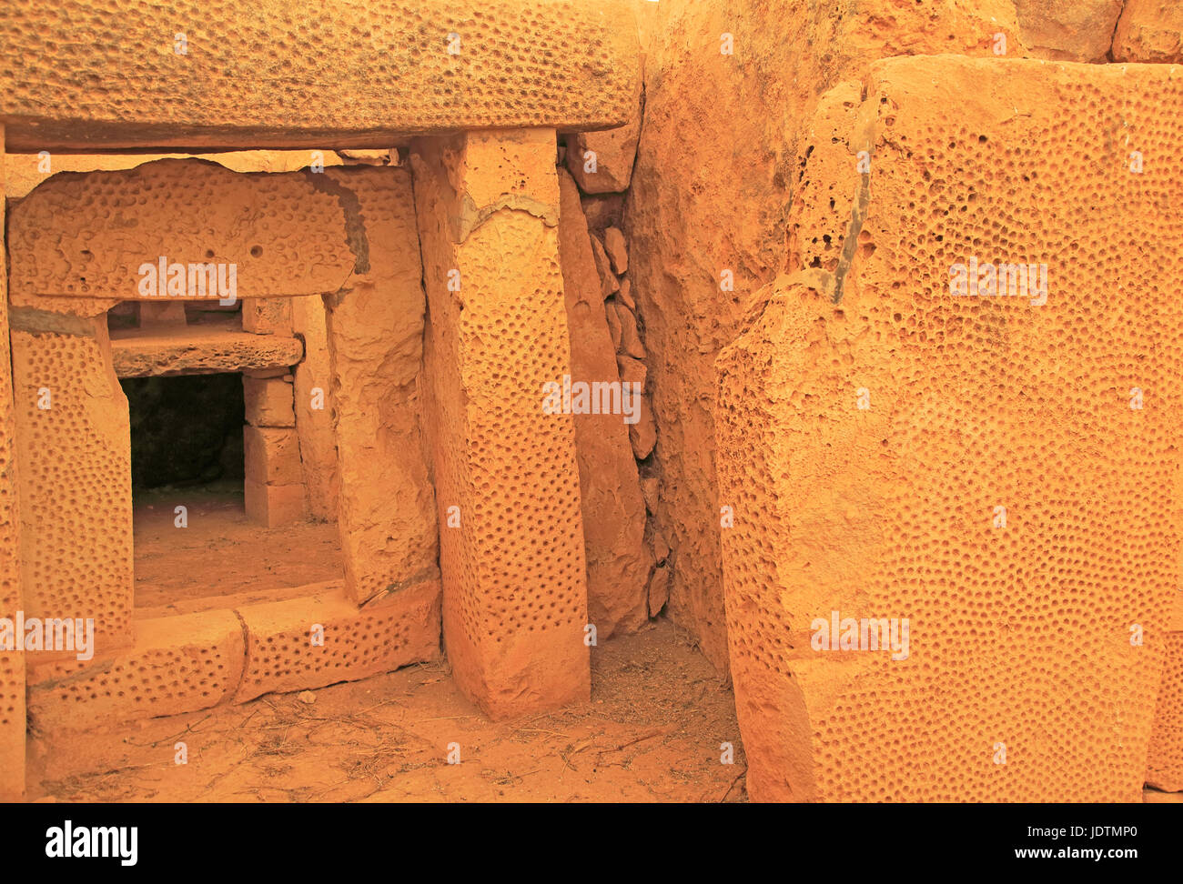 Mnajdra neolithic megalithic prehistoric temple complex site, Malta ...