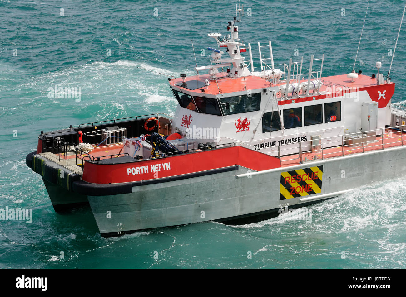 Crew transfer vessel hi-res stock photography and images - Alamy