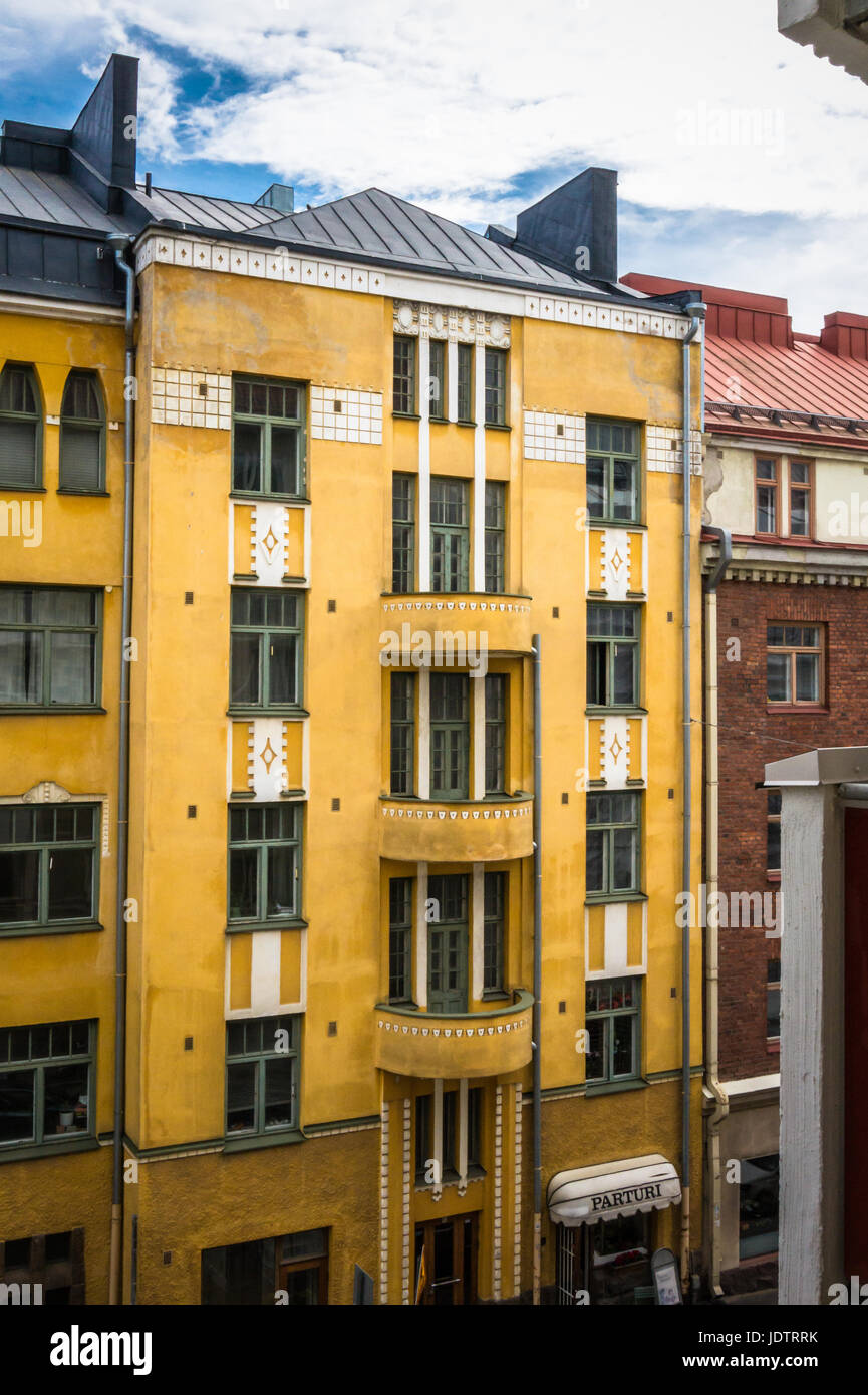 Yellow building Stock Photo - Alamy