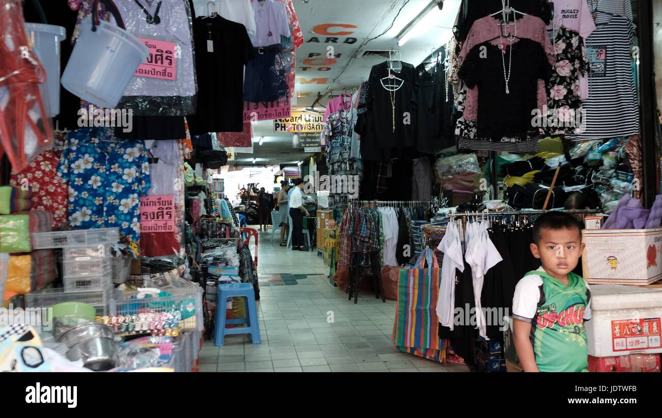 Shophouse Alleyway Retail Shops on Charoen Krung Road Sathon Bangkok ...