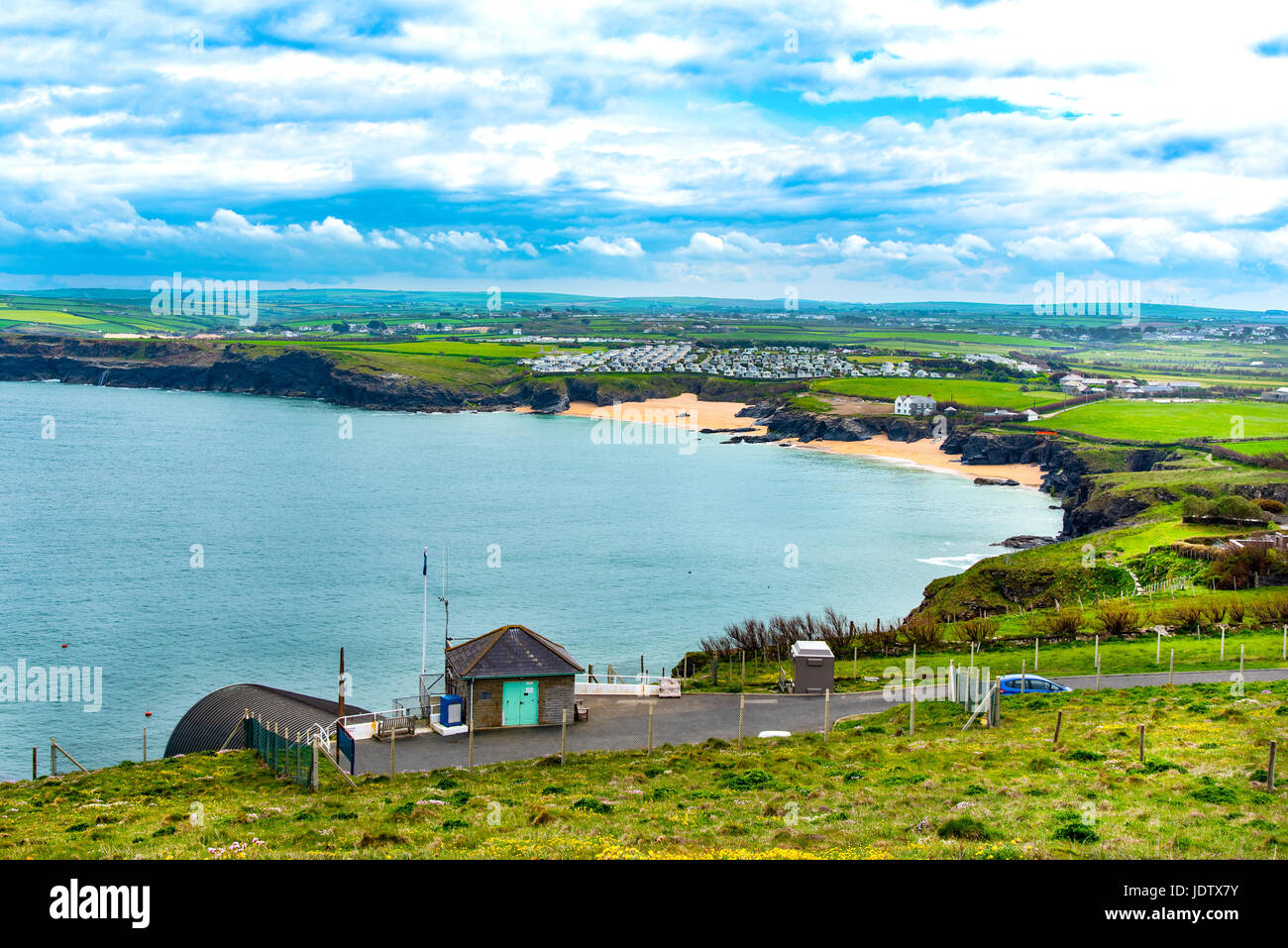Mother Ivey, or Polventon Bay, Trevose near Padstow, Cornwall. From ...