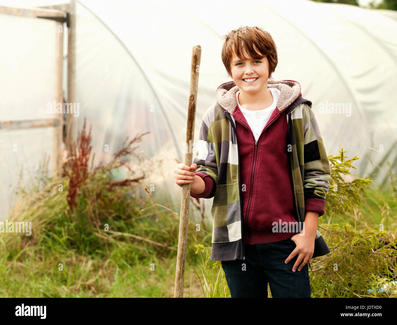 A portrait of a country boy Stock Photo - Alamy