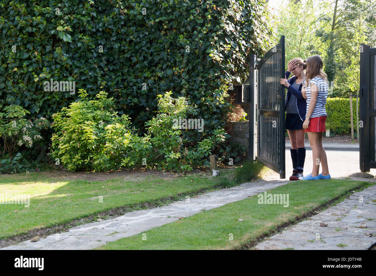 Child Comforting Friend High Resolution Stock Photography and Images ...