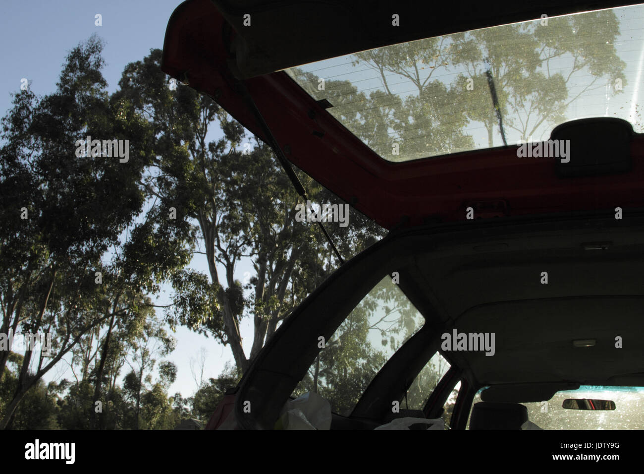 Car hatchback door open hi-res stock photography and images - Alamy
