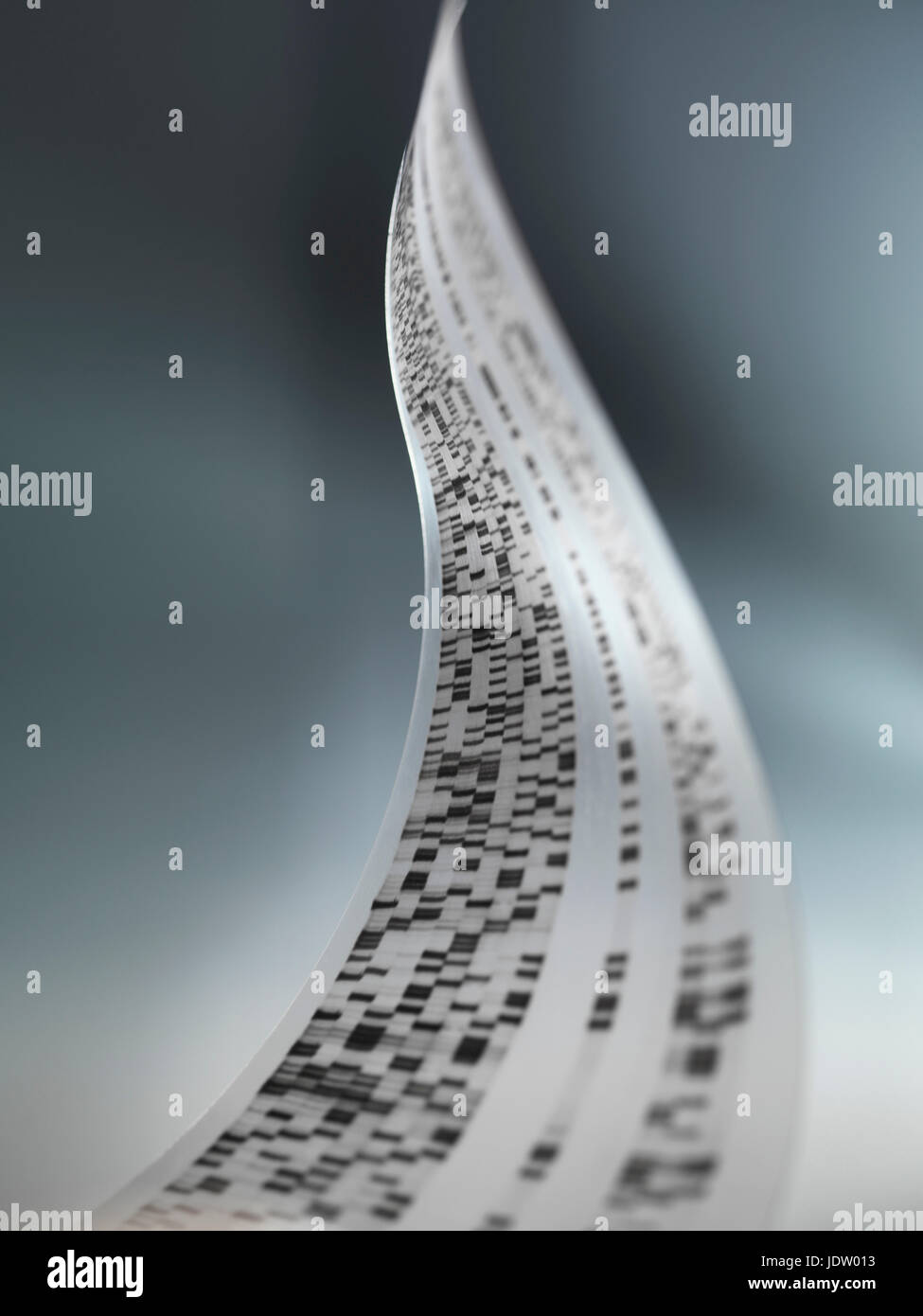 DNA base sequence in autoradiogram Stock Photo - Alamy
