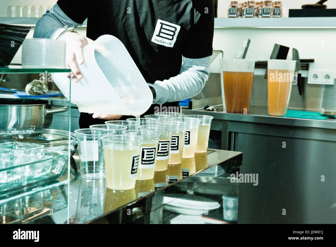 Chef drinks hi-res stock photography and images - Alamy