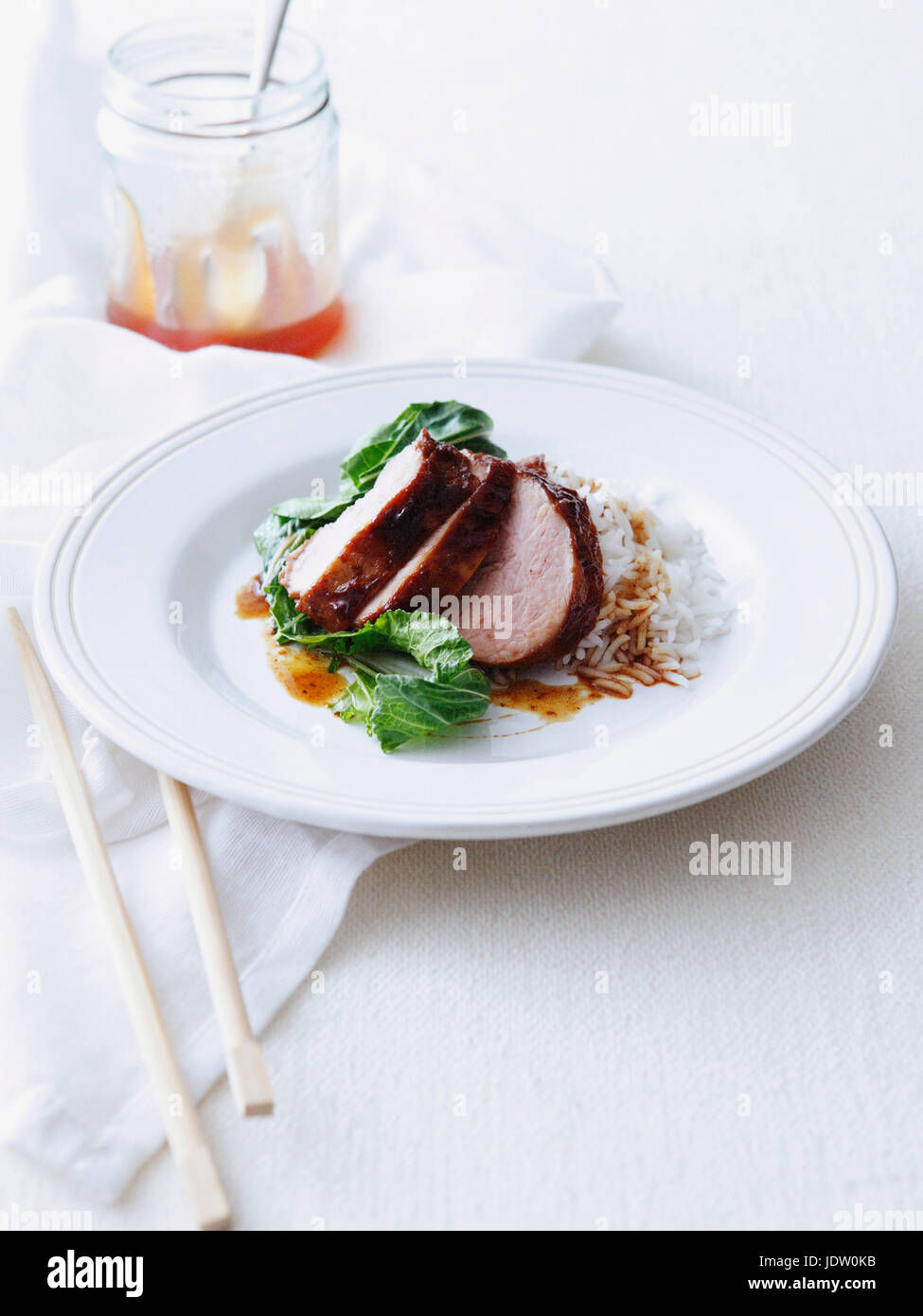 Pork tenderloin fine dining hi-res stock photography and images - Alamy