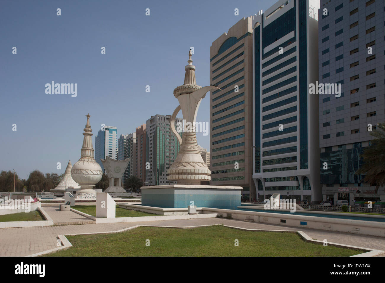 Ornate statues in city center Stock Photo - Alamy