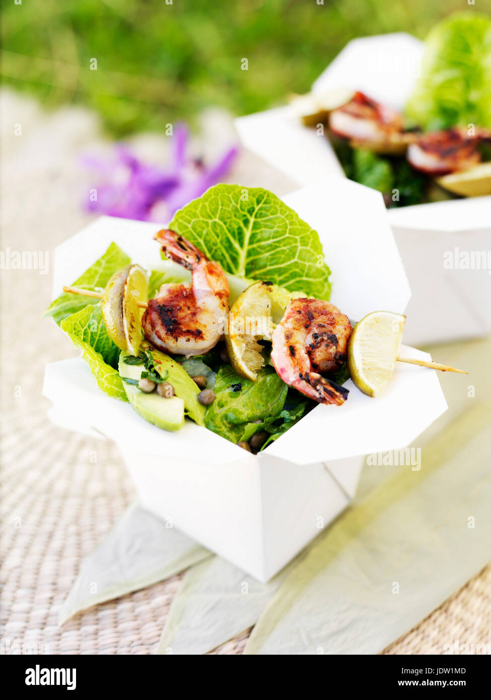 Prawn boxes hi-res stock photography and images - Alamy