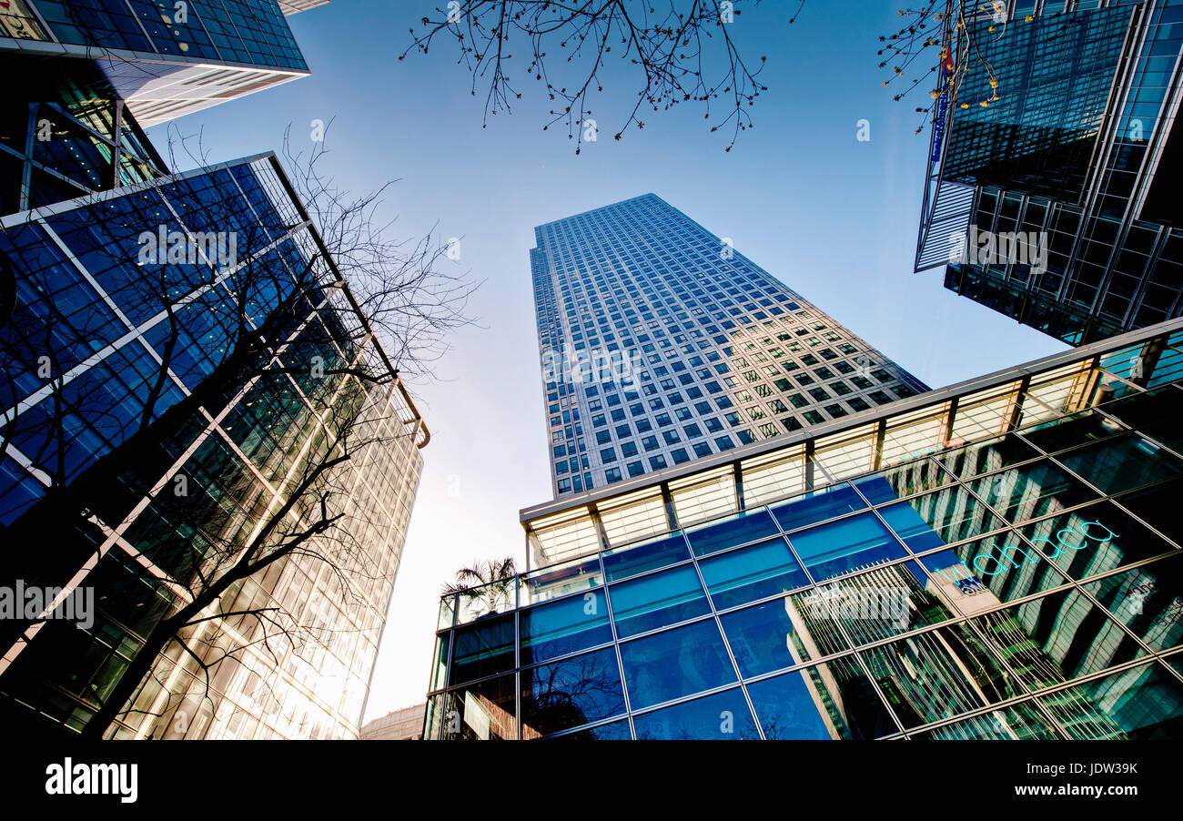 Angled view of skyscrapers hi-res stock photography and images - Alamy