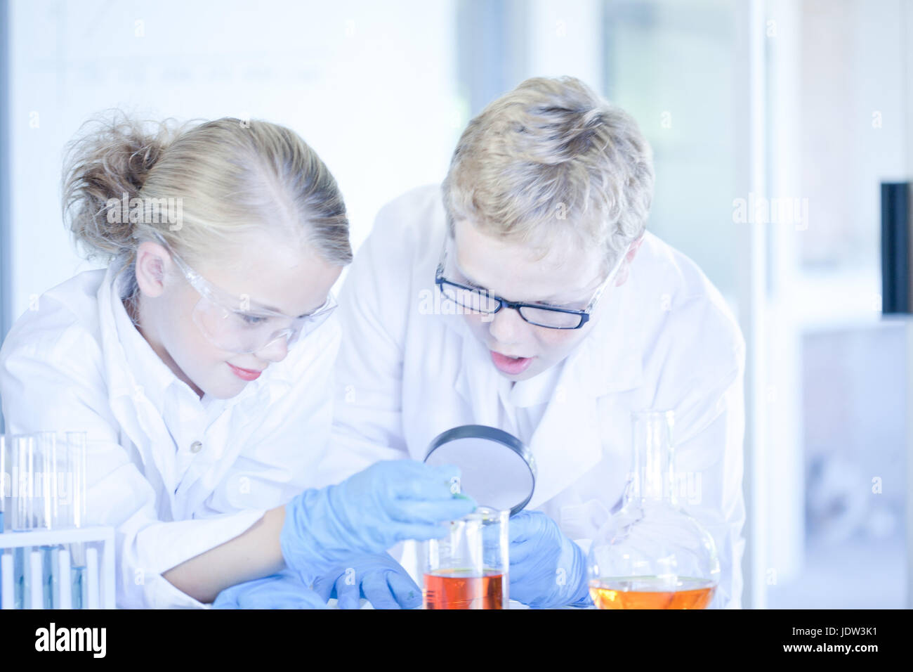 Lab children hi-res stock photography and images - Alamy