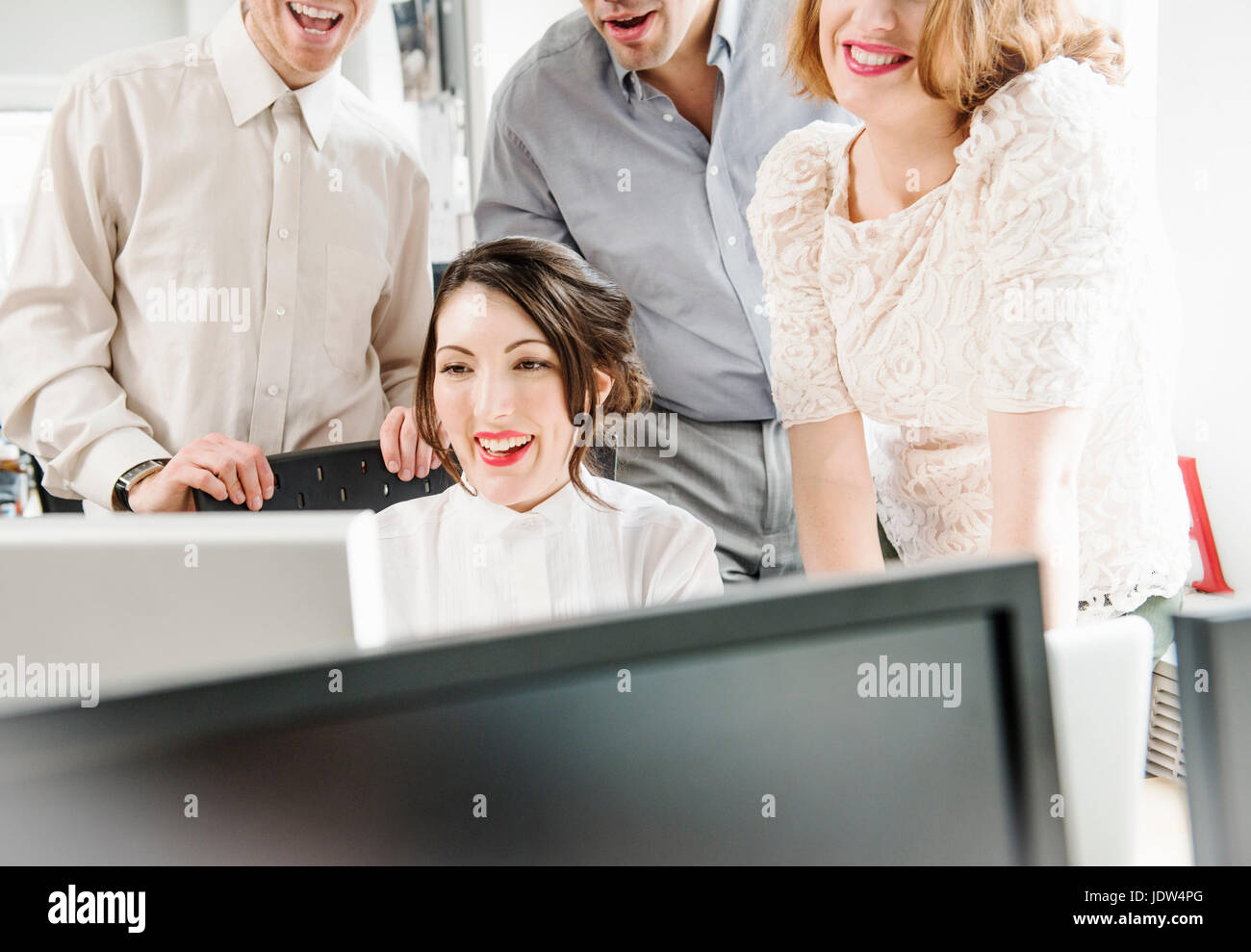 Man woman attraction computer hi-res stock photography and images - Alamy