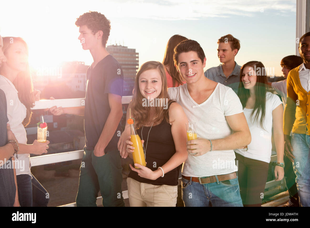 Teenage couple house party hi-res stock photography and images - Alamy