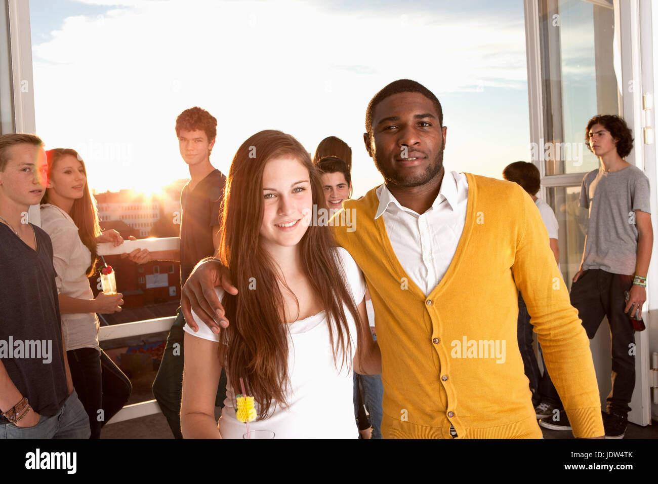 Teenage Couple House Party High Resolution Stock Photography and Images ...