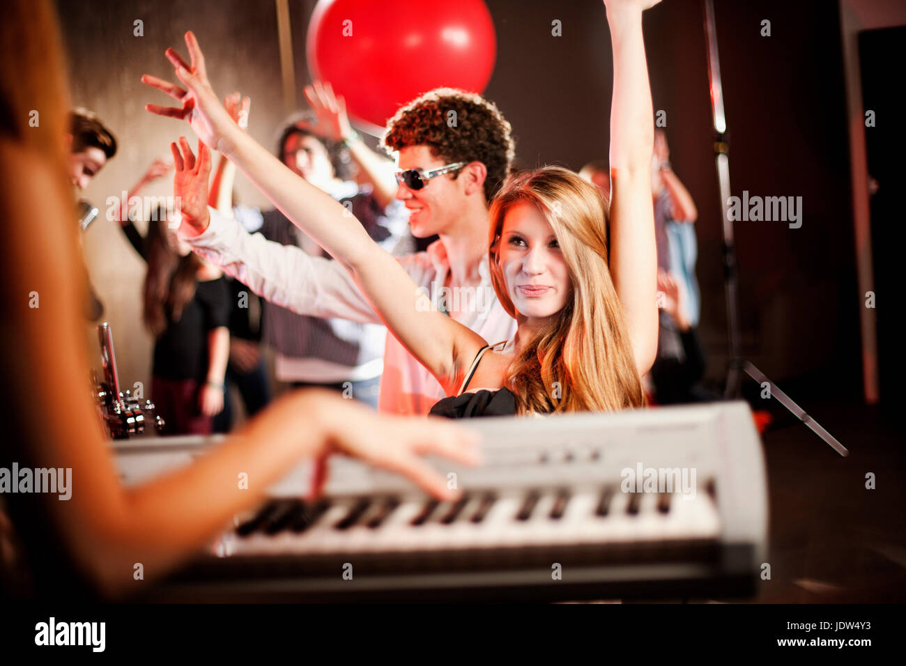 People young dancing hi-res stock photography and images - Alamy