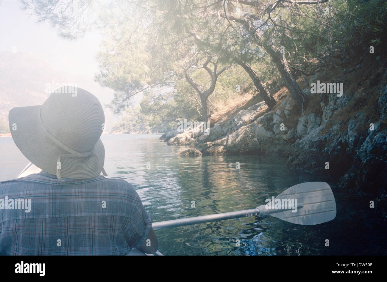 Female canoeing hi-res stock photography and images - Alamy