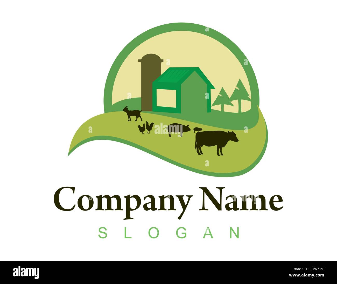 Farm logo hi-res stock photography and images - Alamy