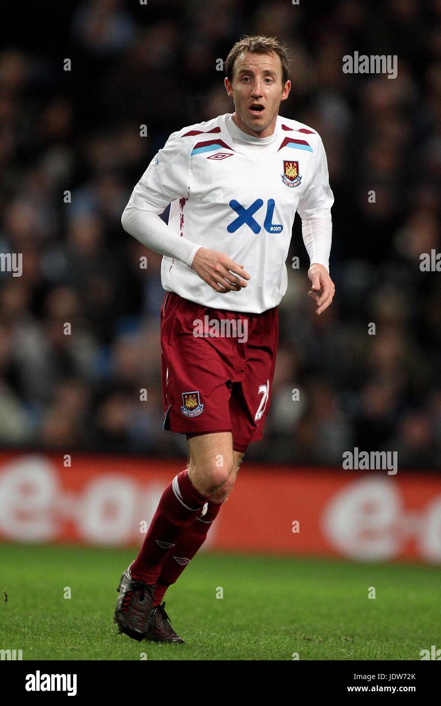 LEE BOWYER WEST HAM UNITED FC CITY OF MANCHESTER STADIUM MANCHESTER ...