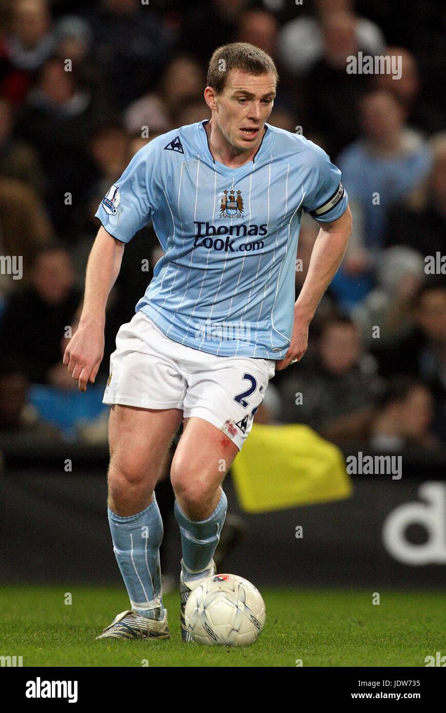 RICHARD DUNNE MANCHESTER CITY FC CITY OF MANCHESTER STADIUM MANCHESTER ...