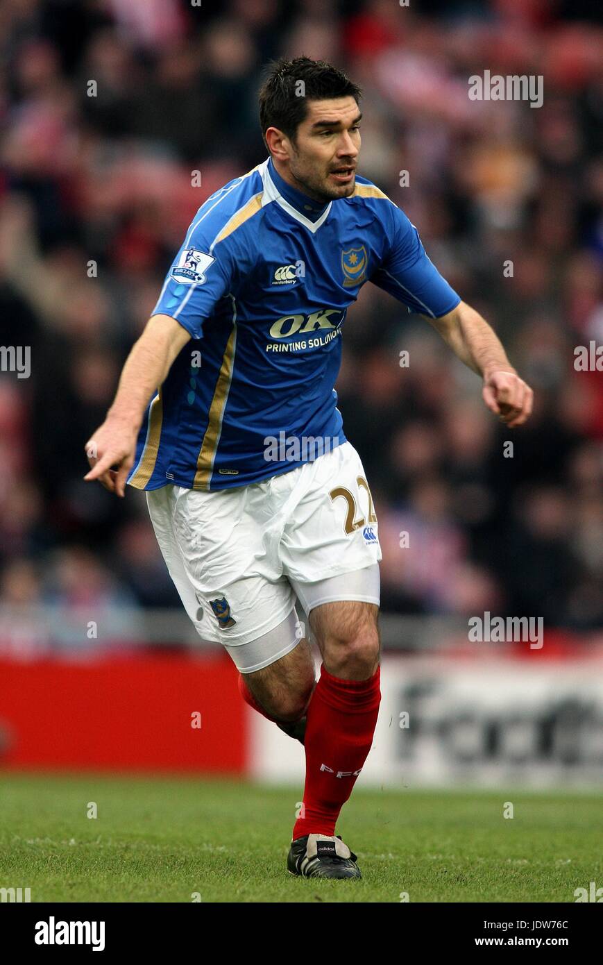RICHARD HUGHES PORTSMOUTH FC THE STADIUM OF LIGHT SUNDERLAND ENGLAND 13 ...