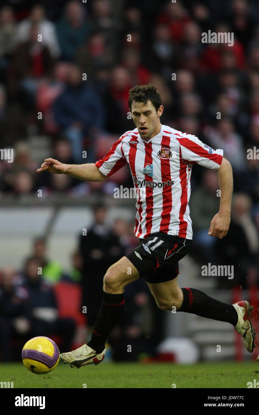 DARYL MURPHY SUNDERLAND FC THE STADIUM OF LIGHT SUNDERLAND ENGLAND 13 ...