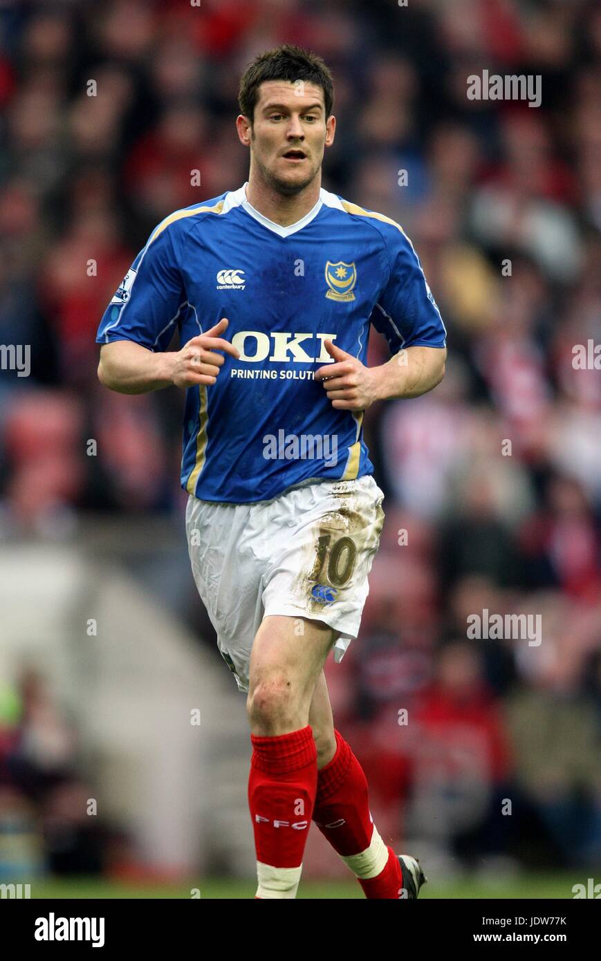 DAVID NUGENT PORTSMOUTH FC THE STADIUM OF LIGHT SUNDERLAND ENGLAND 13 ...