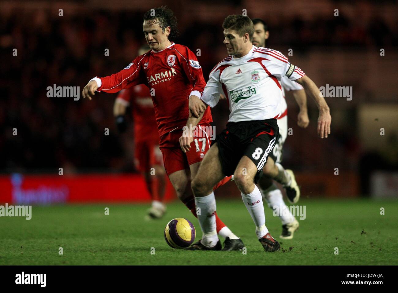 STEVEN GERRARD , TUNCAY SANLI, MIDDLESBROUGH V LIVERPOOL, MIDDLESBROUGH ...