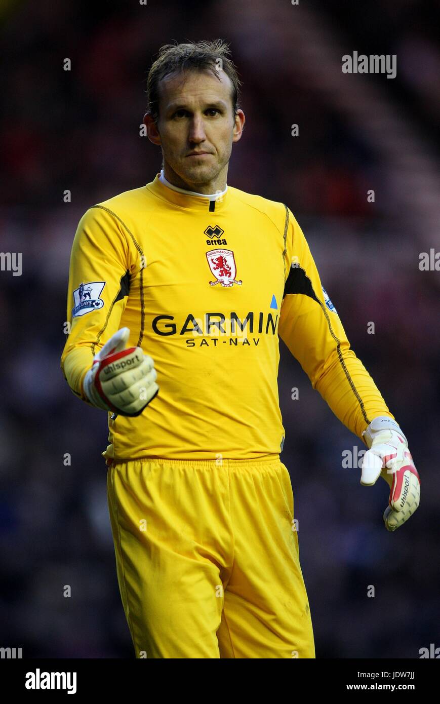 MARK SCHWARZER MIDDLESBROUGH FC RIVERSIDE MIDDLESBROUGH ENGLAND 12 ...