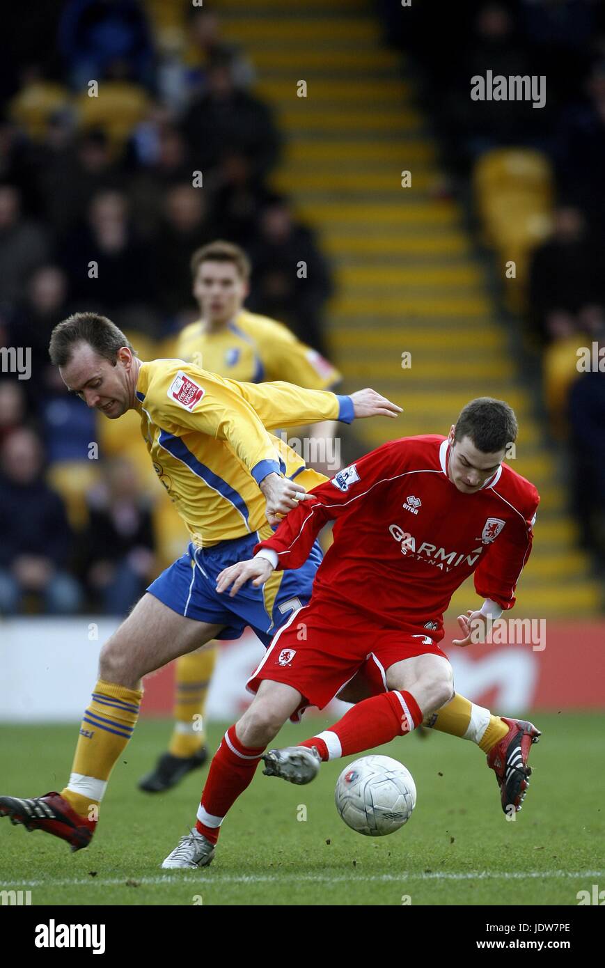 HAMSHAW & ADAM JOHNSON MANSFIELD V MIDDLESBROUGH FIELD MILL MANSFIELD ...