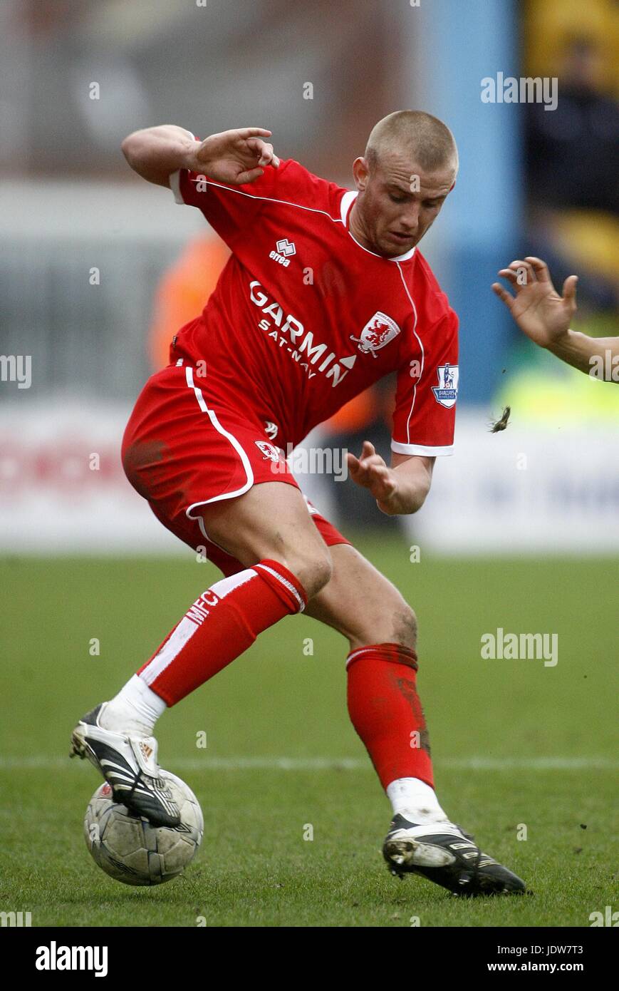 LEE CATTERMOLE MIDDLESBROUGH FC FIELD MILL MANSFIELD ENGLAND 26 January ...