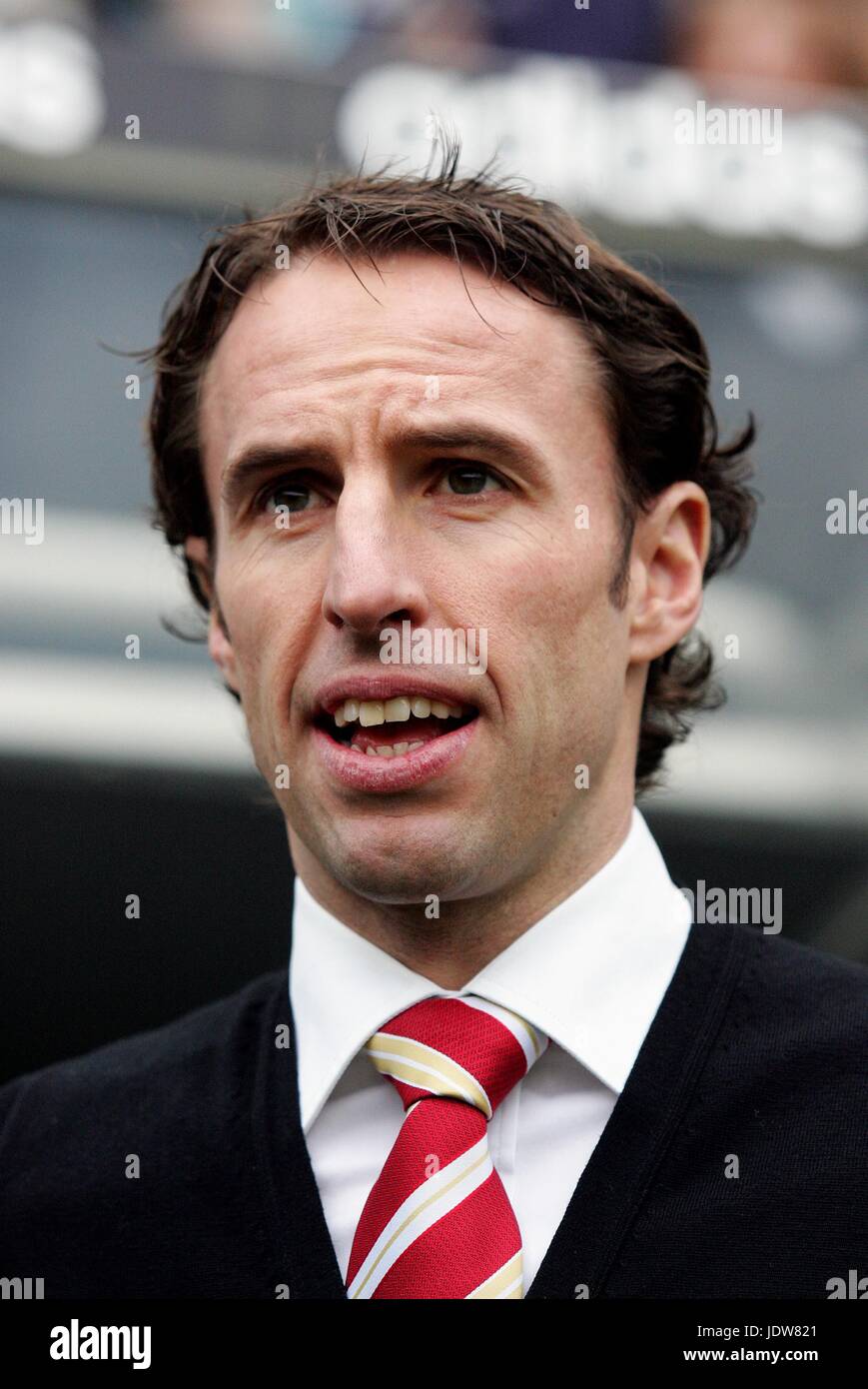 GARETH SOUTHGATE MIDDLESBROUGH FC MANAGER ST JAMES PARK NEWCASTLE ...