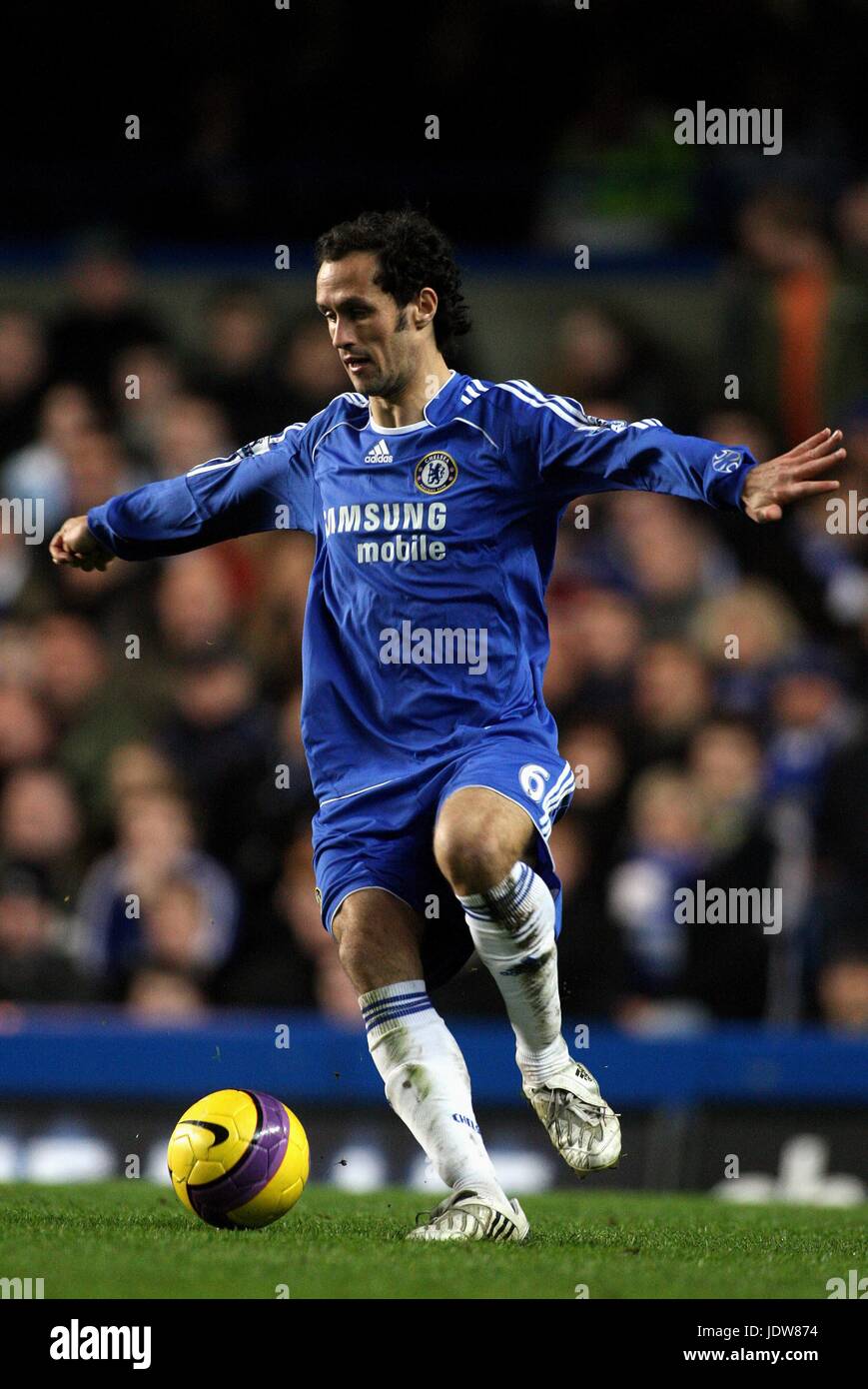 RICARDO CARVALHO CHELSEA FC STAMFORD BRIDGE LONDON ENGLAND 30 January ...