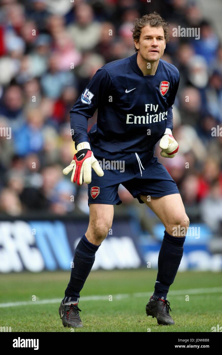JENS LEHMANN ARSENAL FC CITY OF MANCHESTER STADIUM MANCHESTER ENGLAND ...