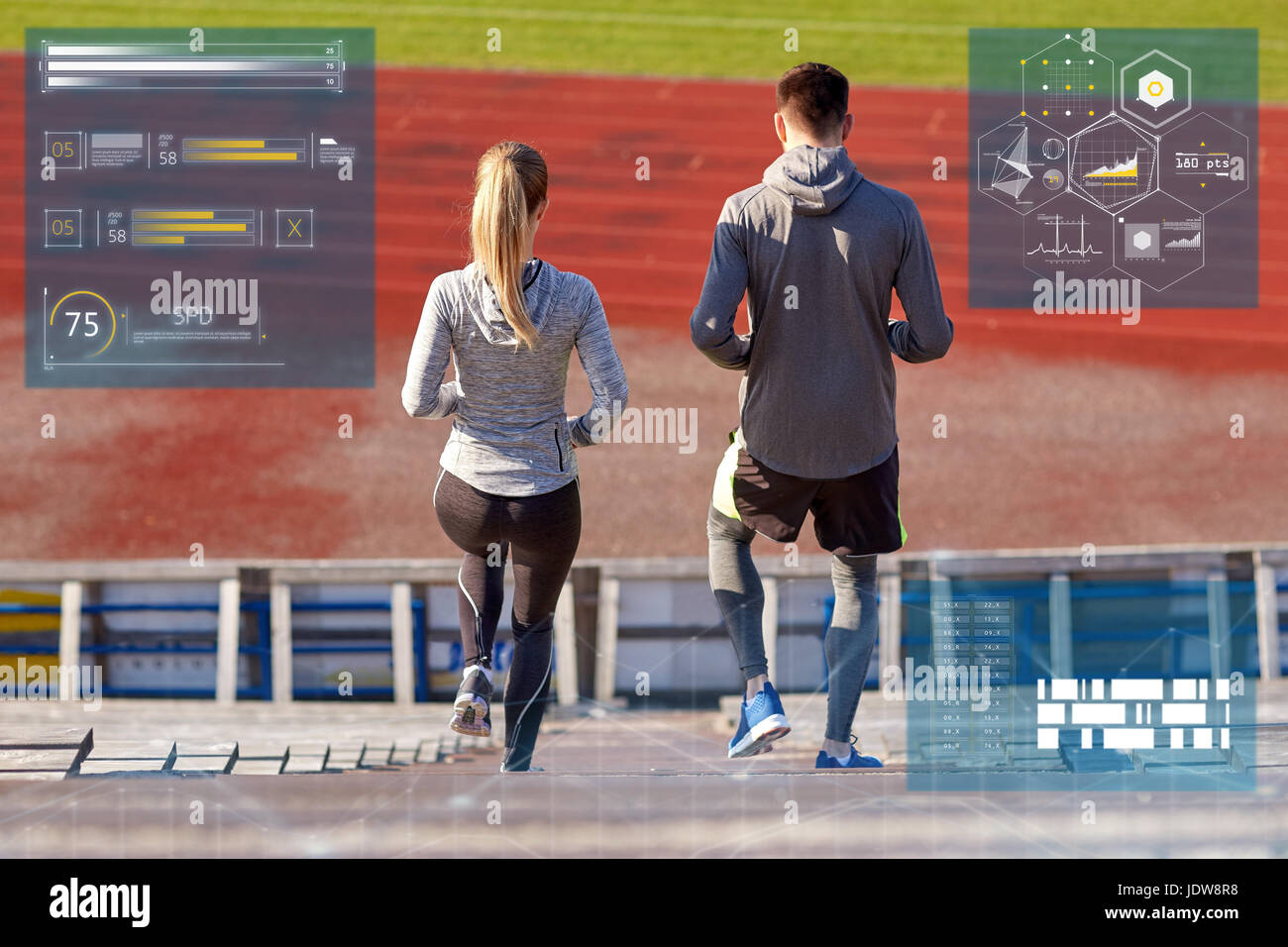 Man walking stadium hi-res stock photography and images - Alamy