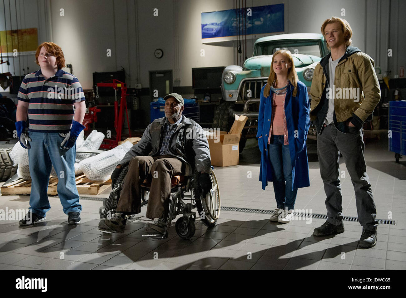 MONSTER TRUCKS (2016) TUCKER ALBRIZZI DANNY GLOVER JANE LEVY LUCAS TILL ...