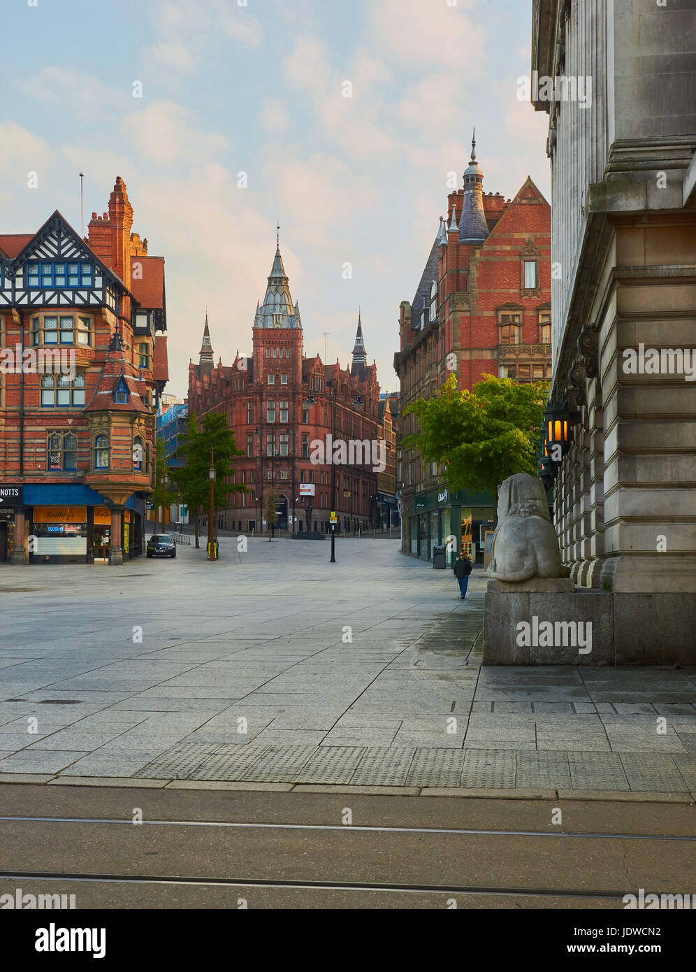 Nottingham old market square hi-res stock photography and images - Alamy