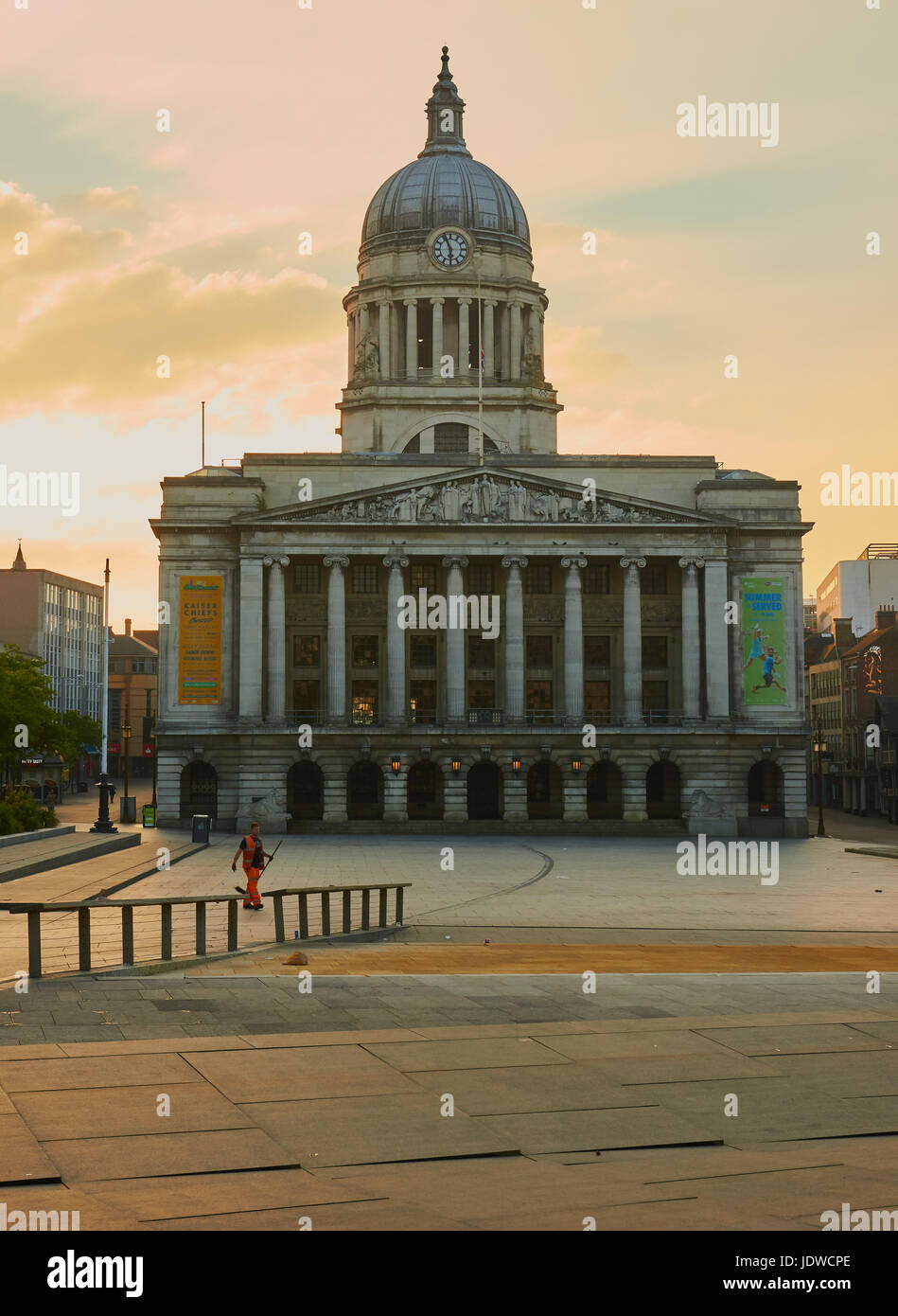 Old Market Square and Neo-Baroque Grade II listed Nottingham Council ...