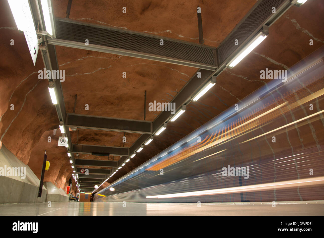 Radhuset Metro Station, Stockholm, Sweden Stock Photo - Alamy